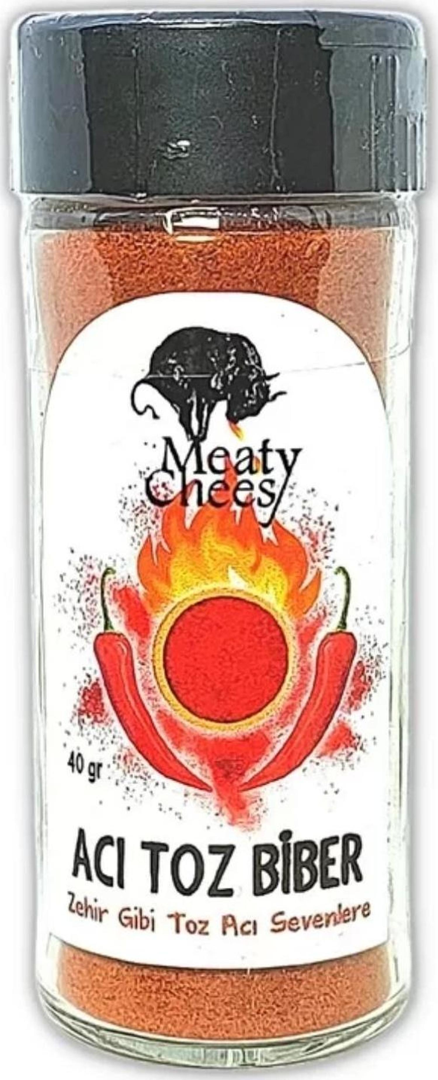 Acı Toz Biber 40 g (Cam Şişe) - idefix