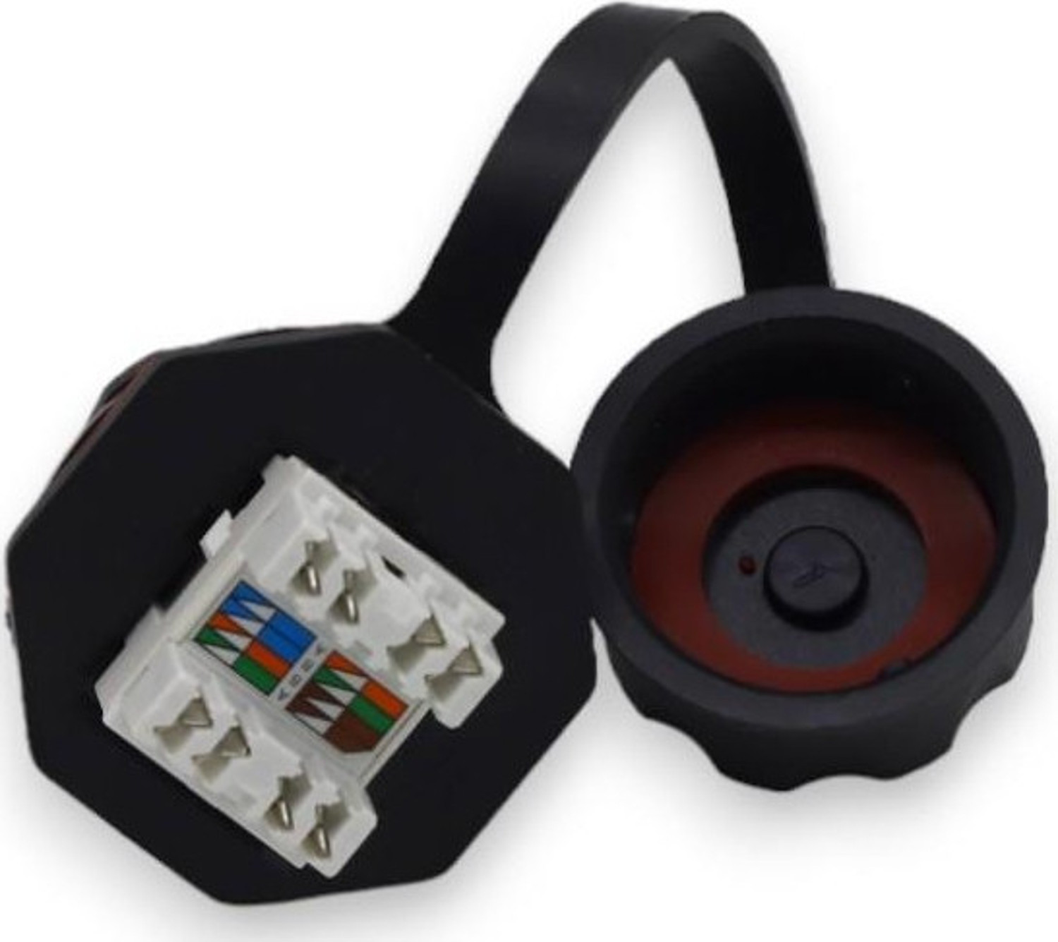 KEYSTONE JACK UTP CAT6 180 D IP67 VİDALI EDÜSTRİYEL - idefix