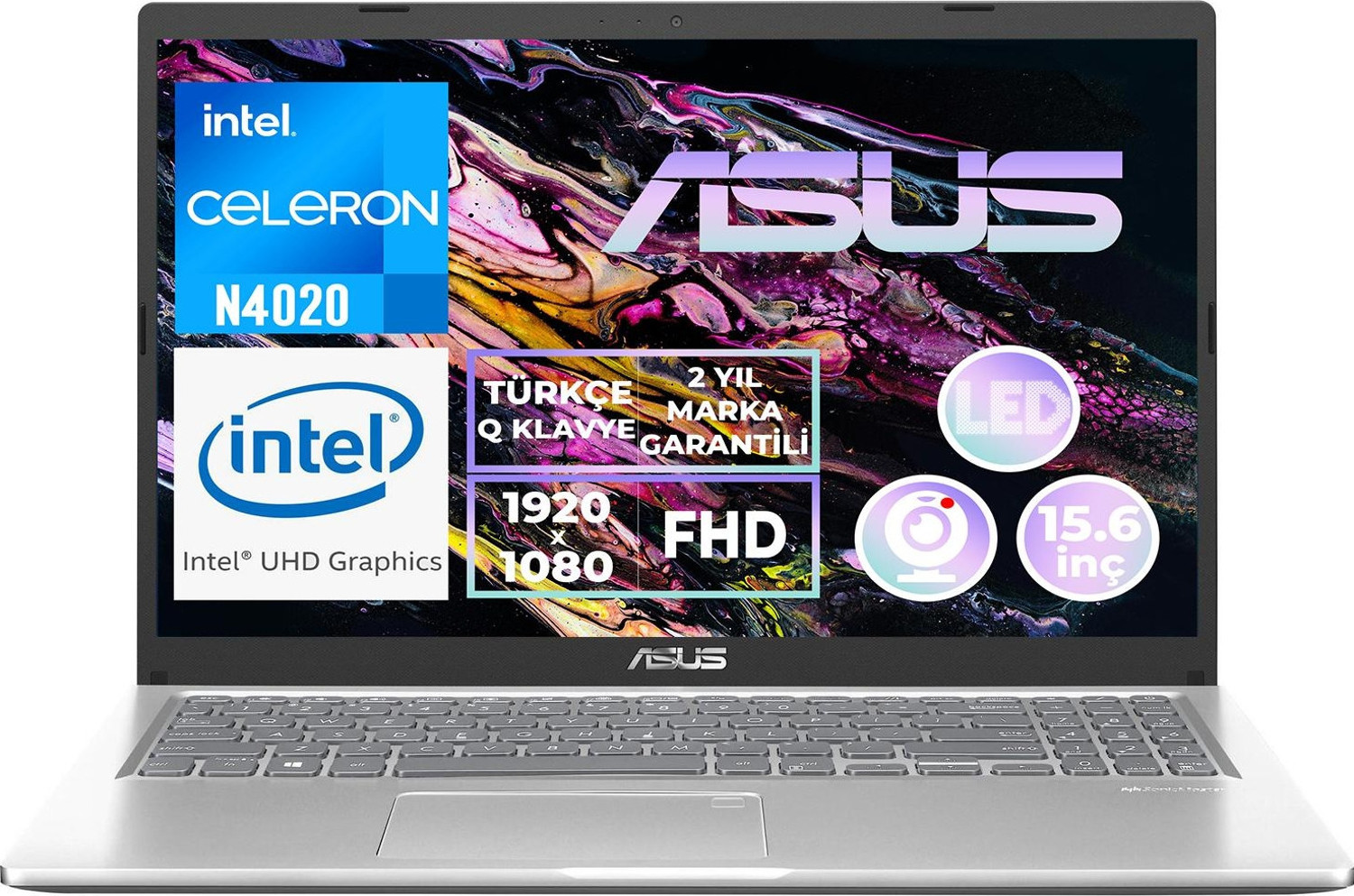 ASUS X515 Celeron N4020 8GB 512GB SSD 15.6" FHD Windows 11 Home X515MA ...