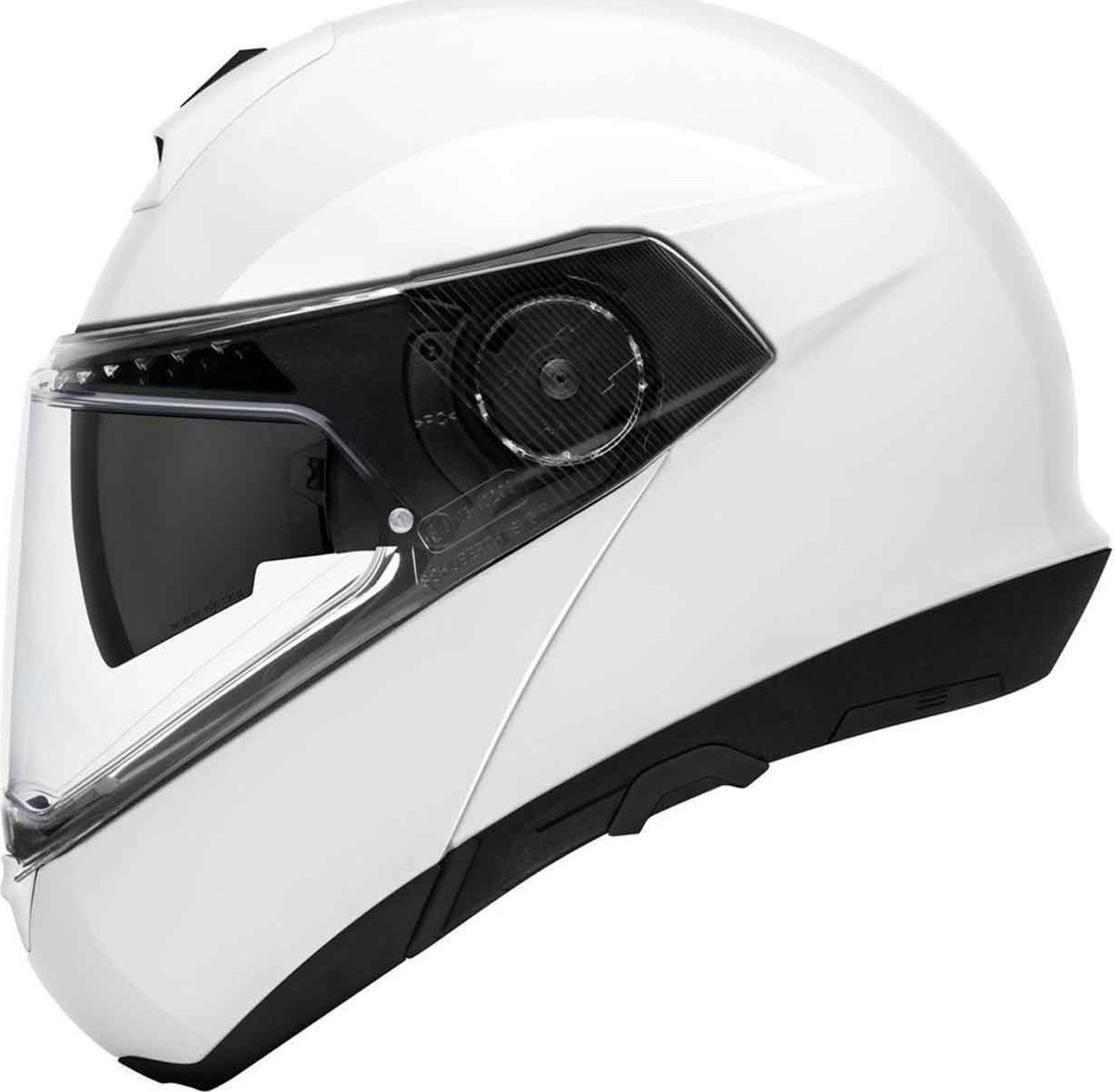 Schuberth C4 Pro Parlak Beyaz Çene Açılır Motosiklet Kaskı - idefix