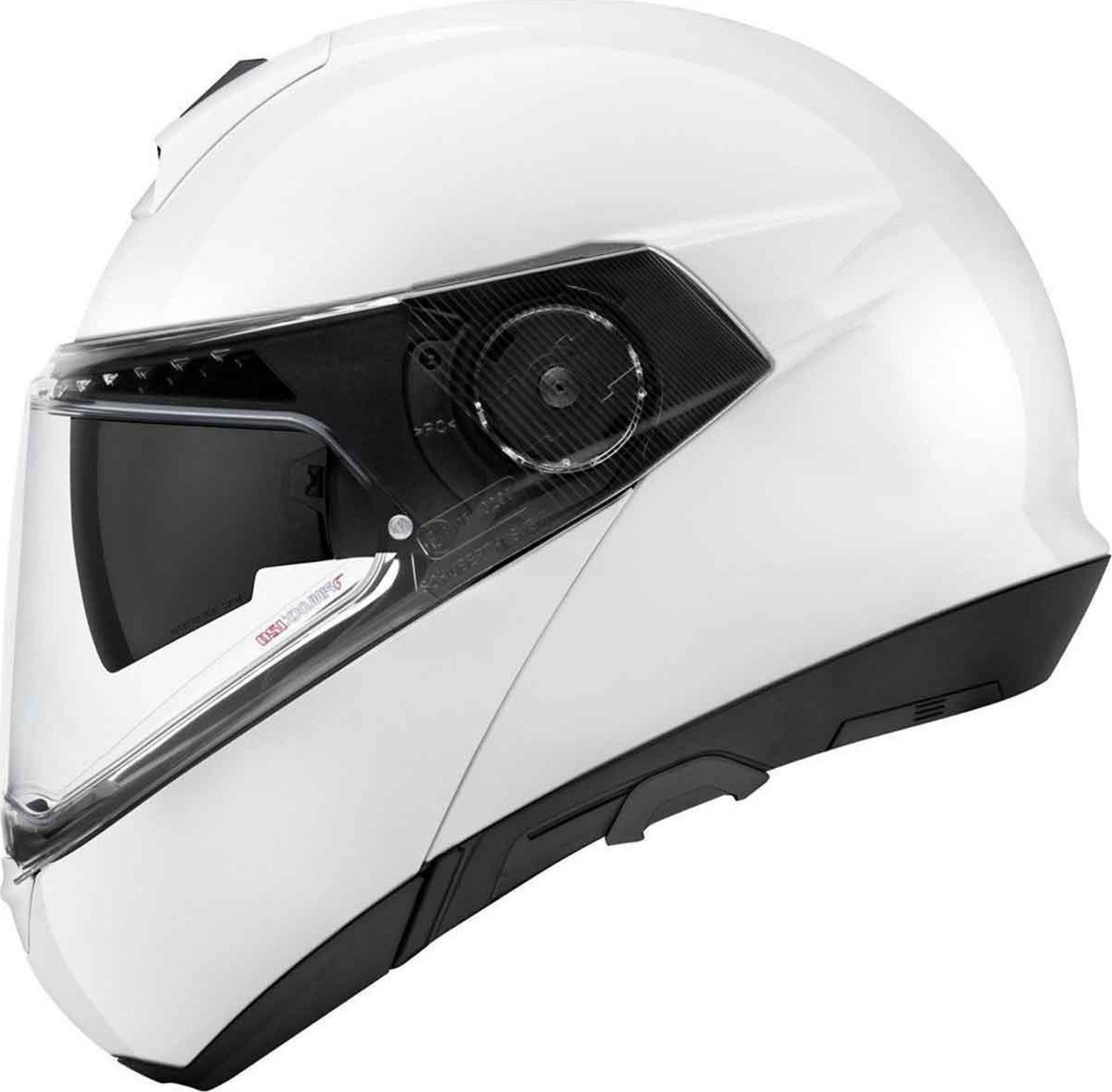 Schuberth C4 Pro Parlak Beyaz Kadın Çene Açılır Motosiklet Kaskı - idefix