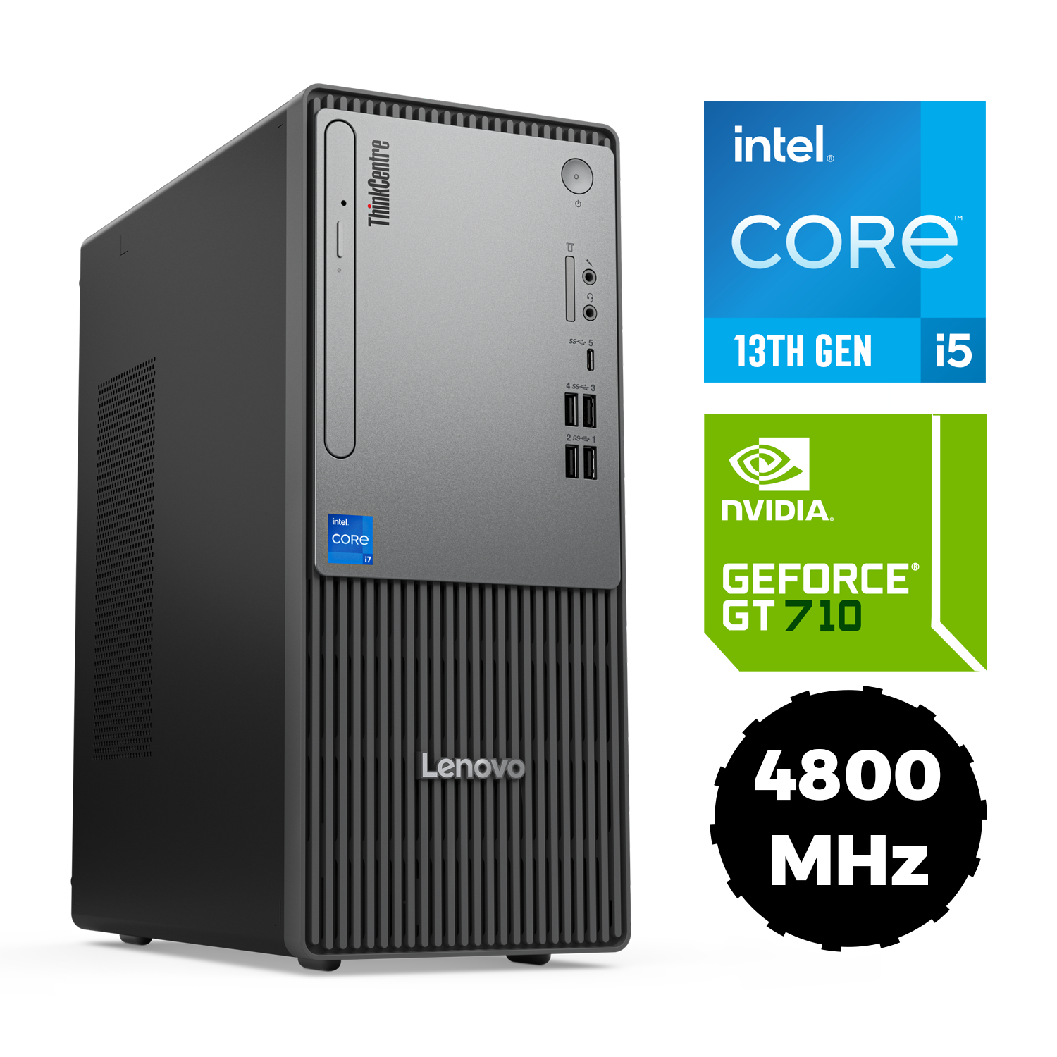 Lenovo ThinkCentre Neo 50T G5 i5-13400 16GB 512GB SSD 2 GB GT710 ...