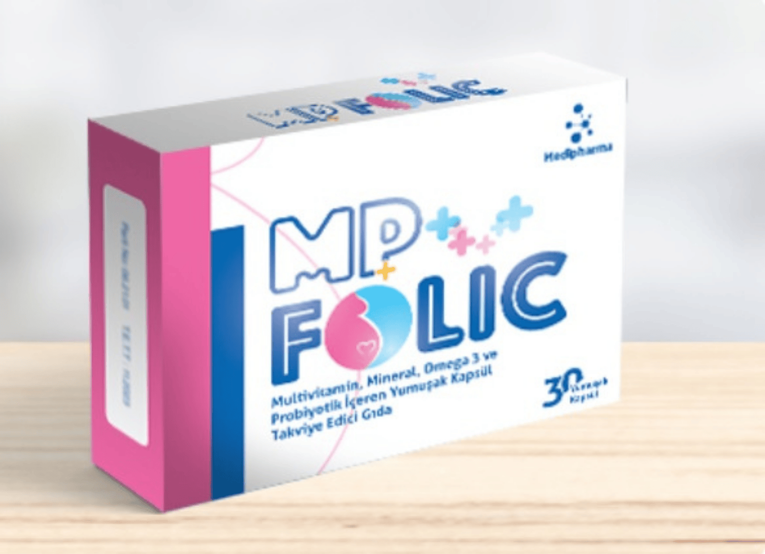 Medipharma Mp Folic 30 Tablet Multivitamin, Mineral, Omega-3 ve ...