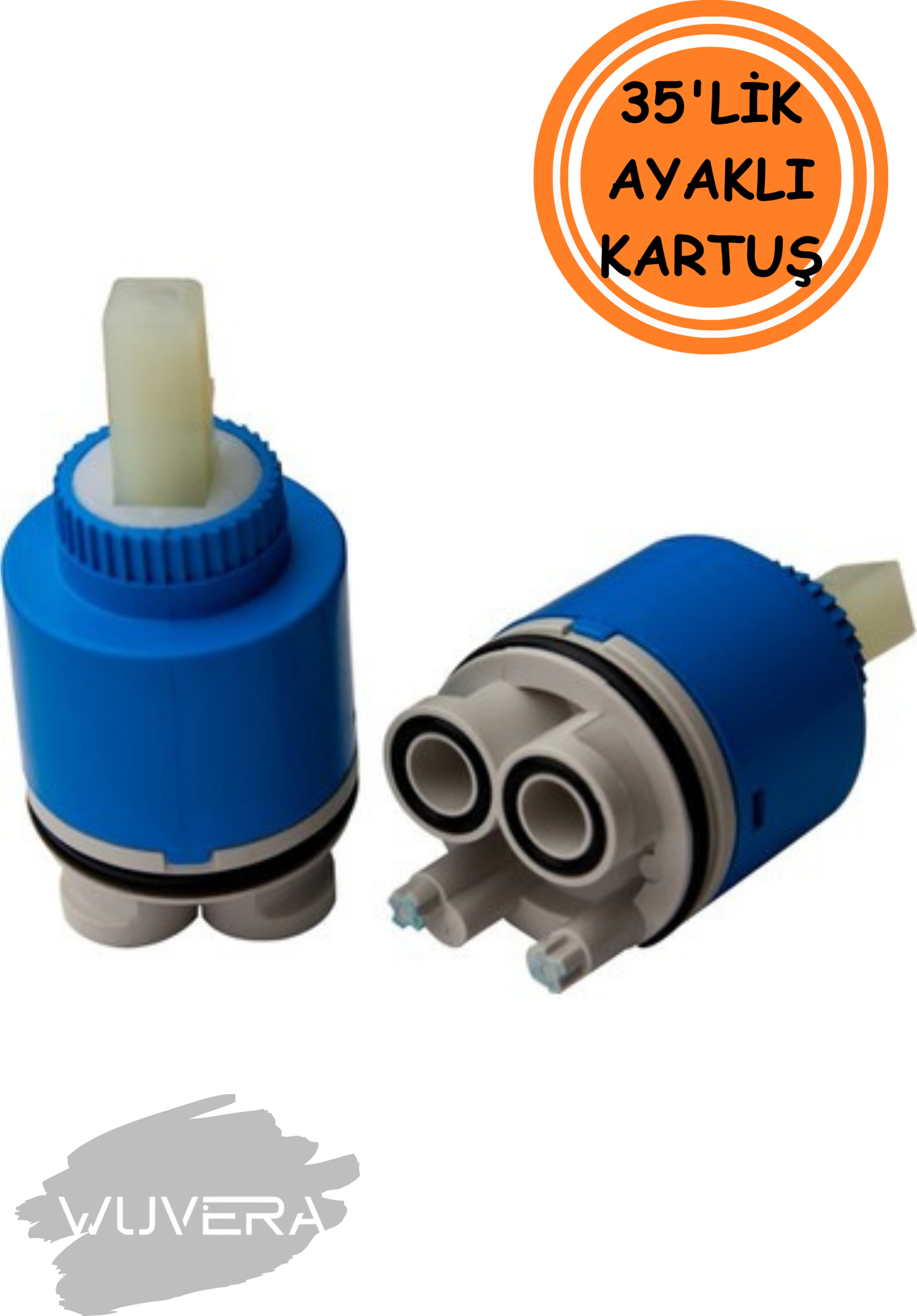 WUVERA Aç Kapa Mix Batarya Kartuşu 35mm Ayaklı - idefix