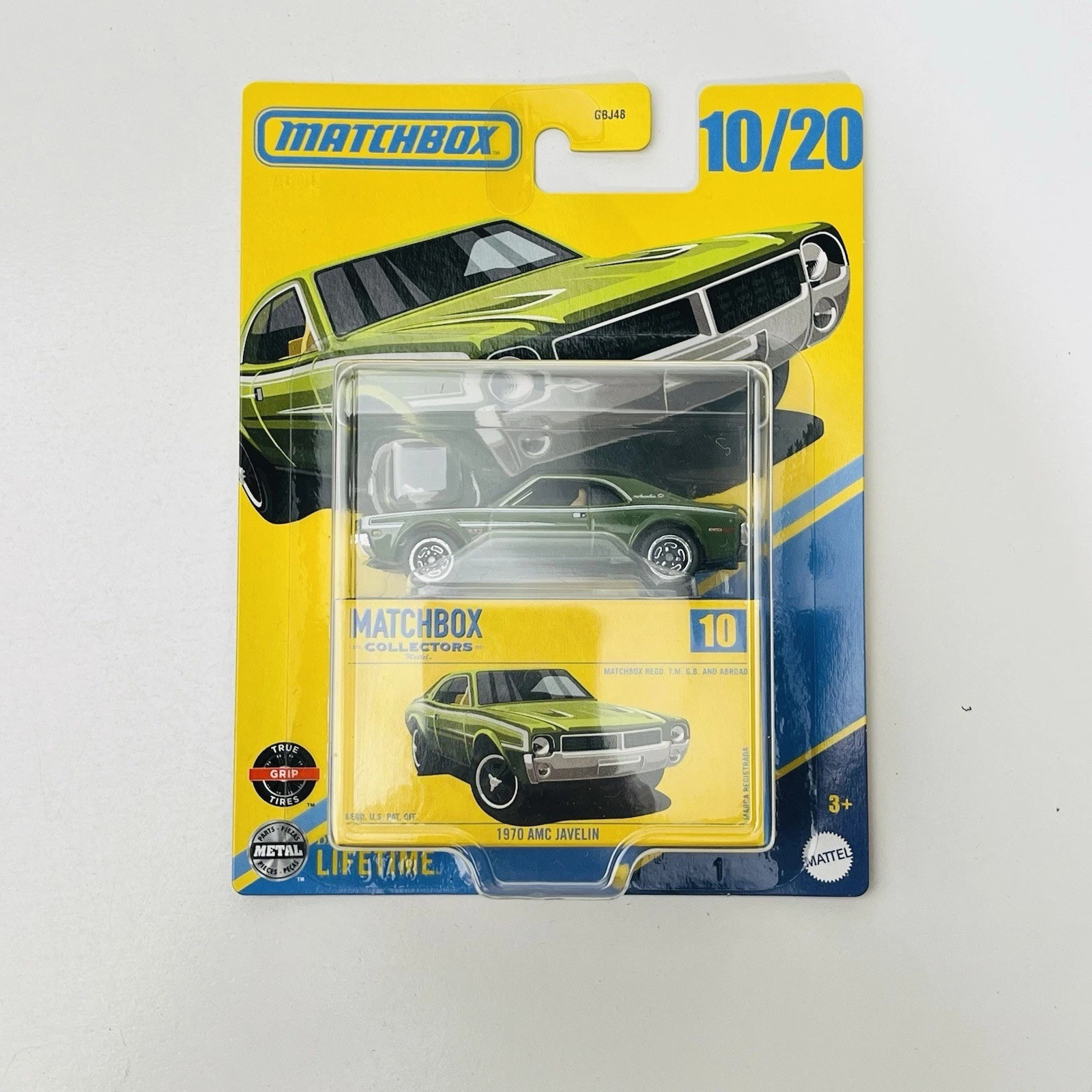 Matchbox Collectors 1970 AMC Javelin 1:64 Diecast Metal Model Araba ...