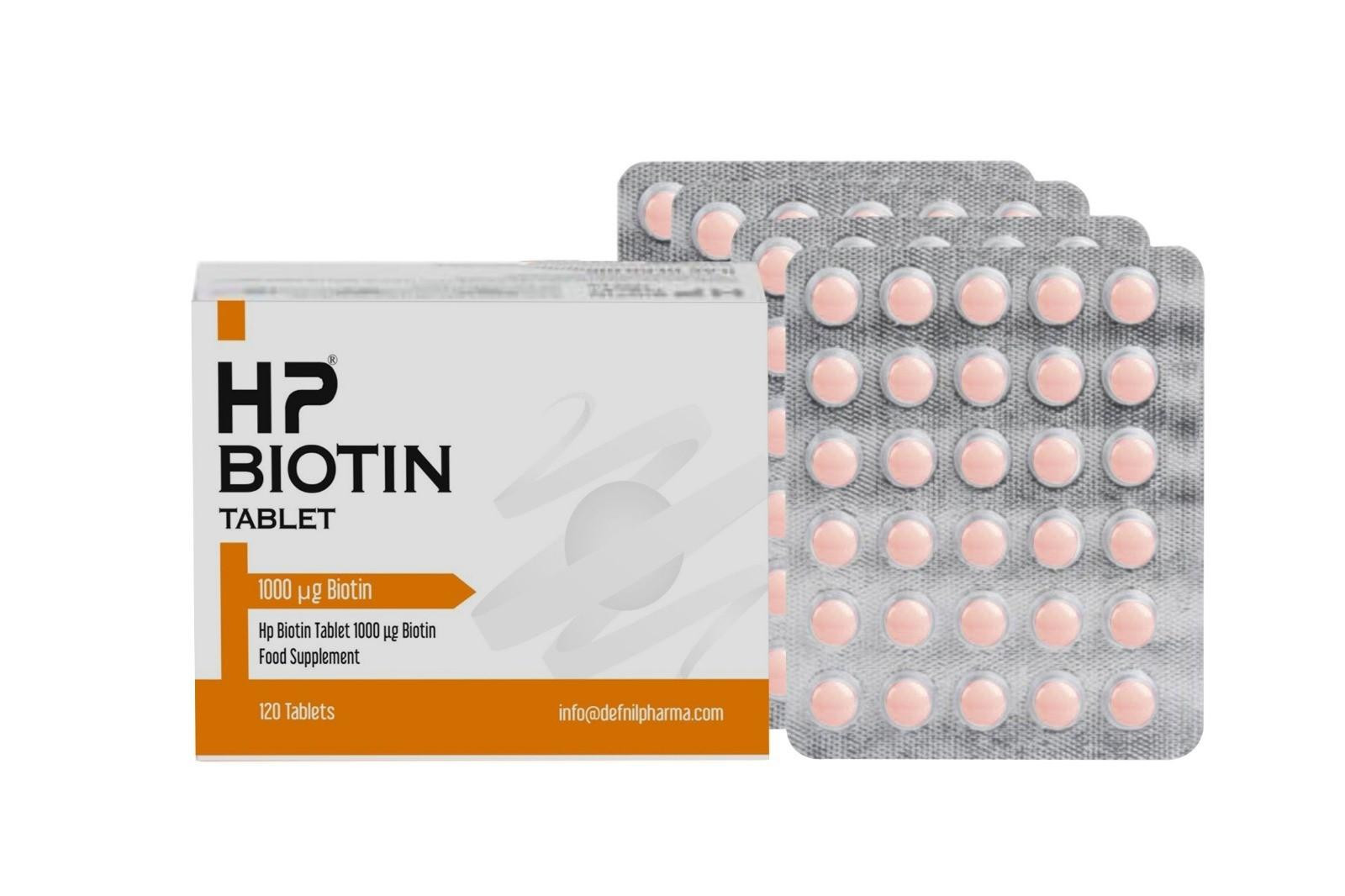 HP Biotin 1 Mg 120 Tablet - idefix