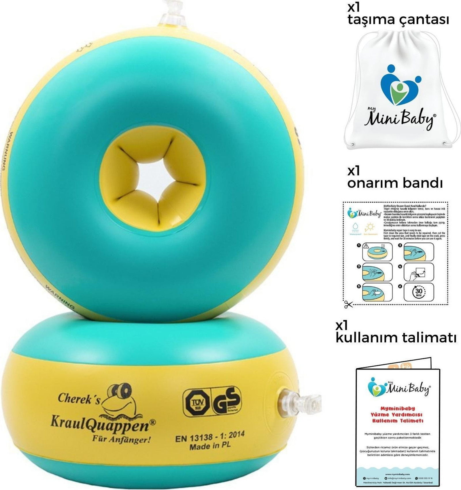 Myminibaby Başlangıç Seviye Yüzme Kolluk - idefix