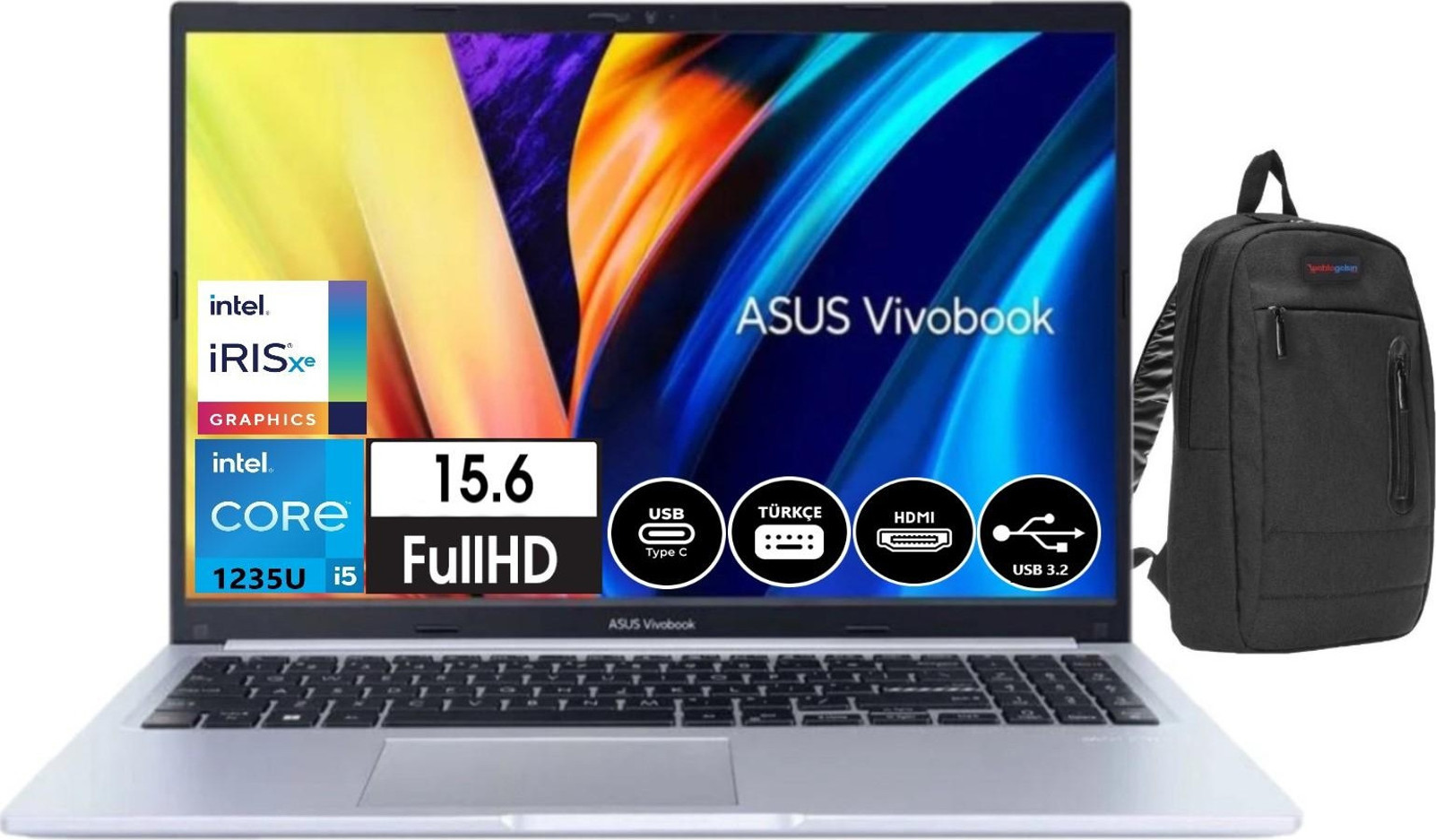 Asus Vivobook X1502ZA-EJ029 İntel Core I5-12.nesil 1235U 8 GB 512GB SSD ...