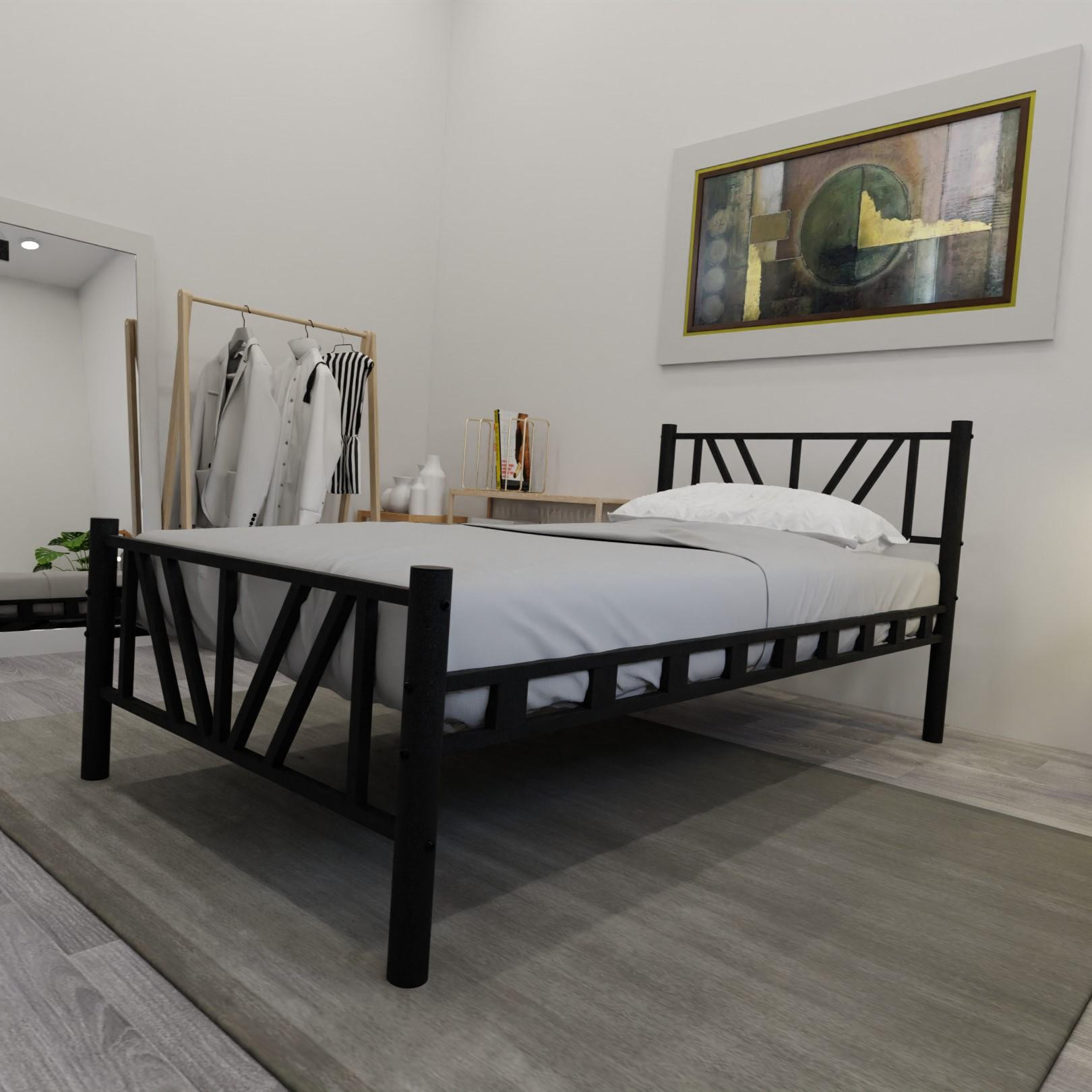 Gardenya Tek Kişilik Metal Karyola A Kalite, Ses Çıkarmaz ,Ölçülü Model ...