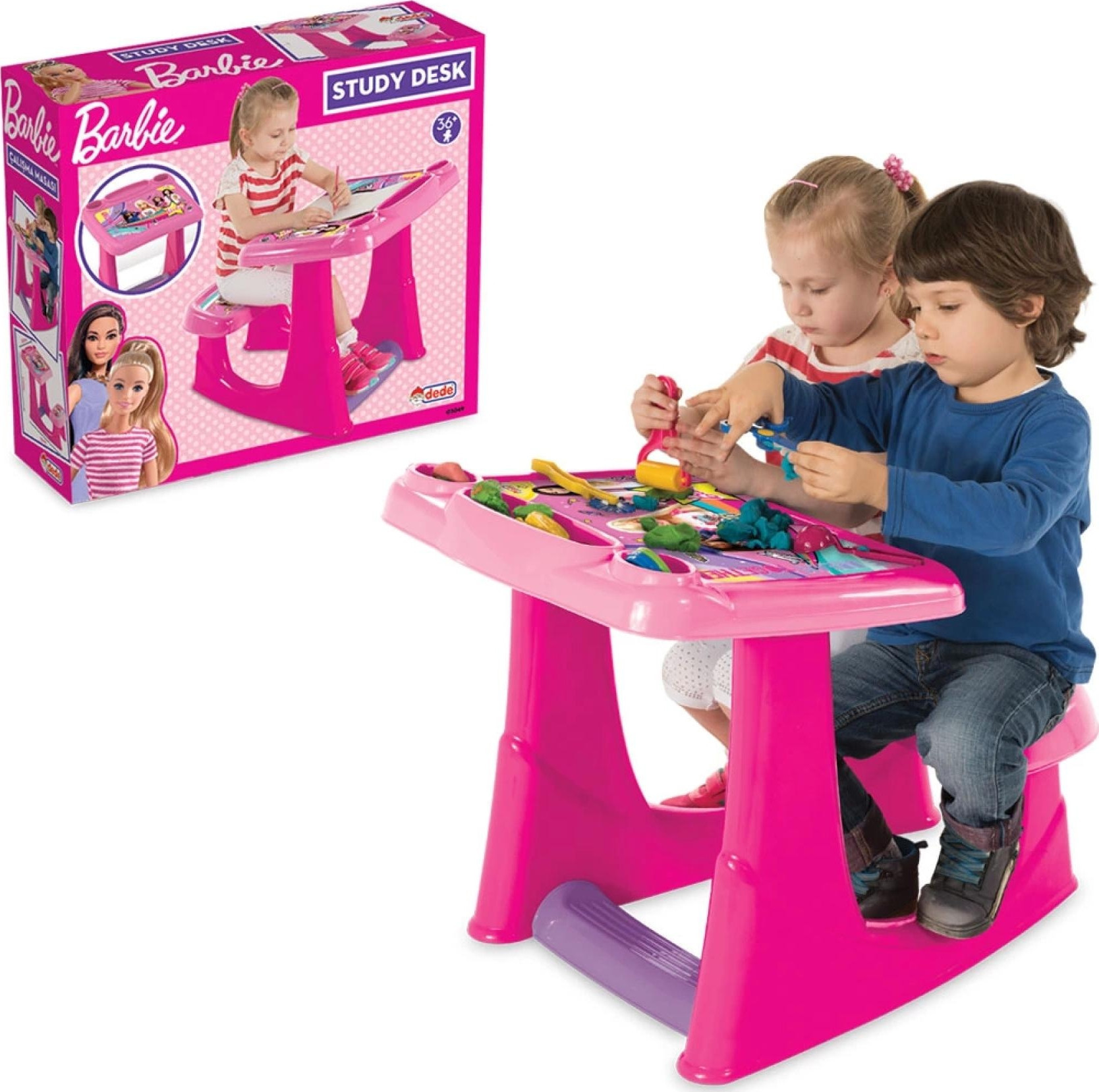 Barbie Çalışma Masası - Çalışma Masaları - Eğitici Masa - Aktivite ...