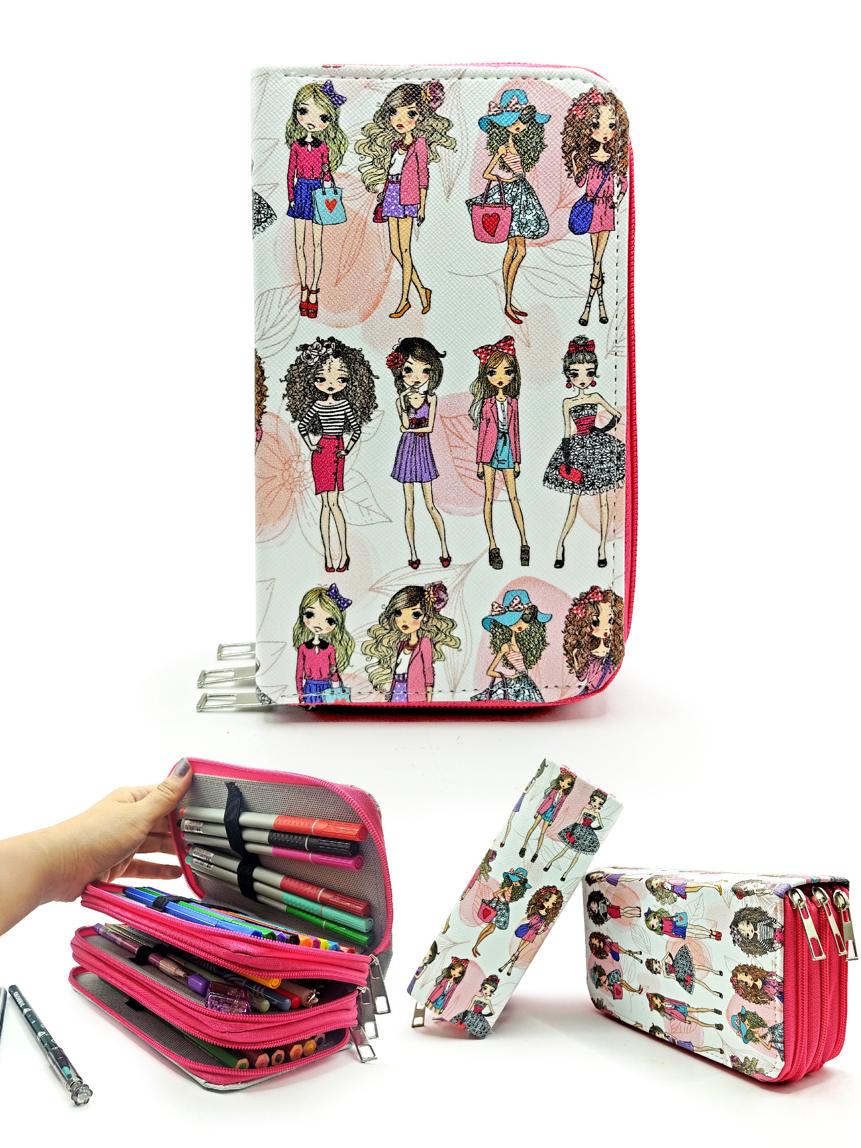 Kalem Kutusu Model Kızlar Moda Fashion Kawai Organizer Kalemkutu Vegan ...