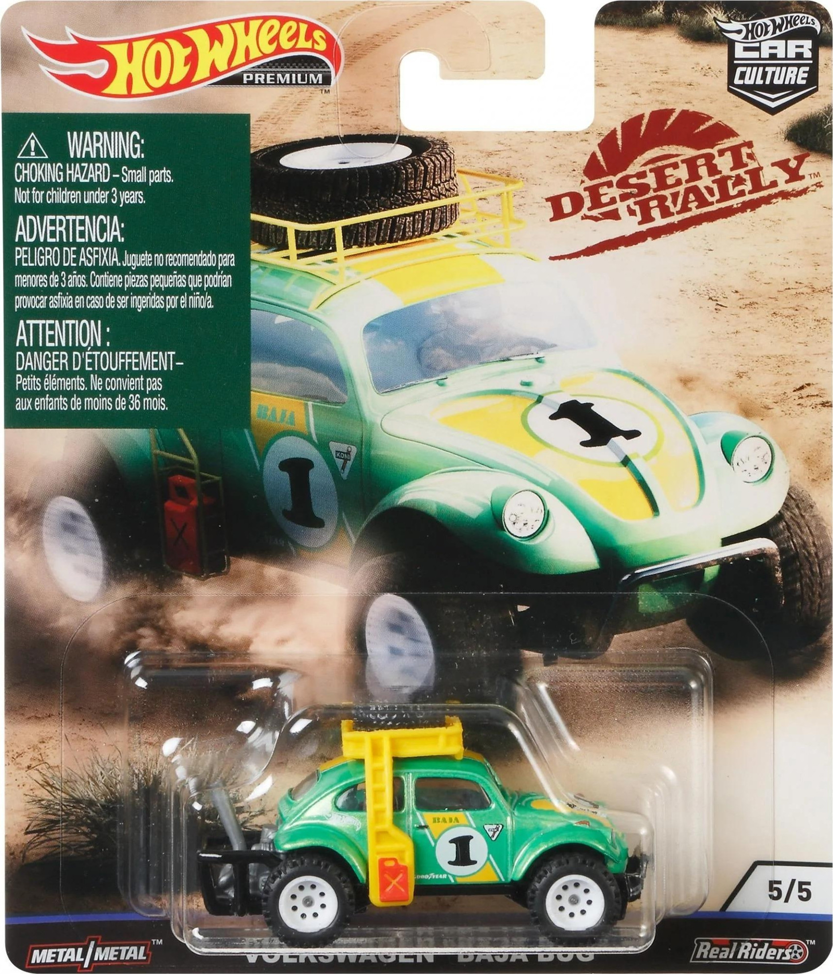 Hot Wheels Premium Desert Rally Volkswagen ''BAJA BUG'' - idefix