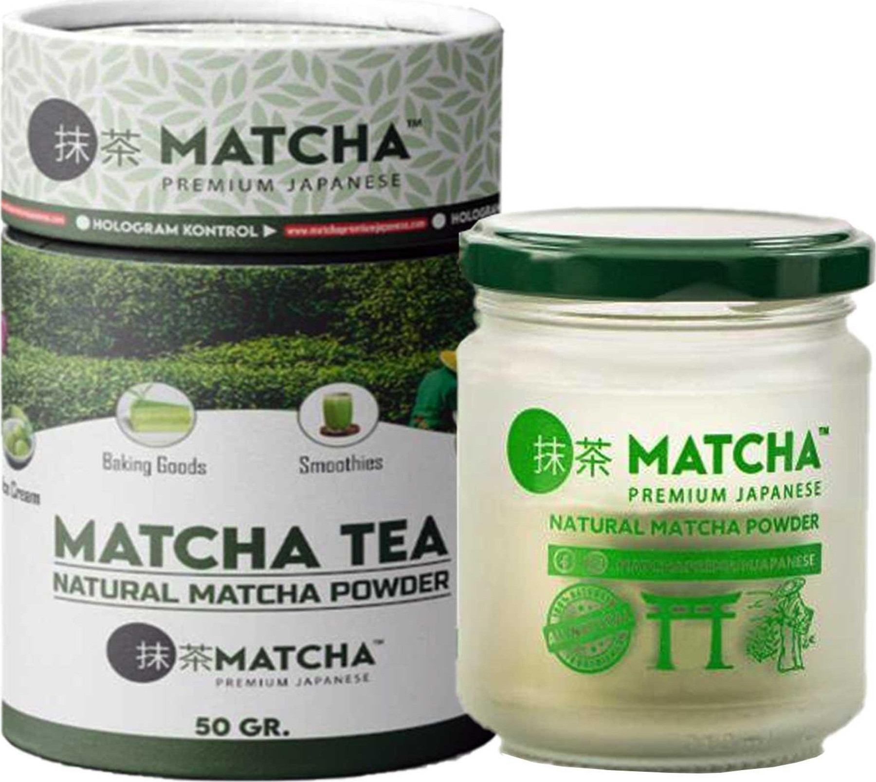 Matcha Premium Japanese Tozu Natural Powder Maça Çayı 50GR - idefix