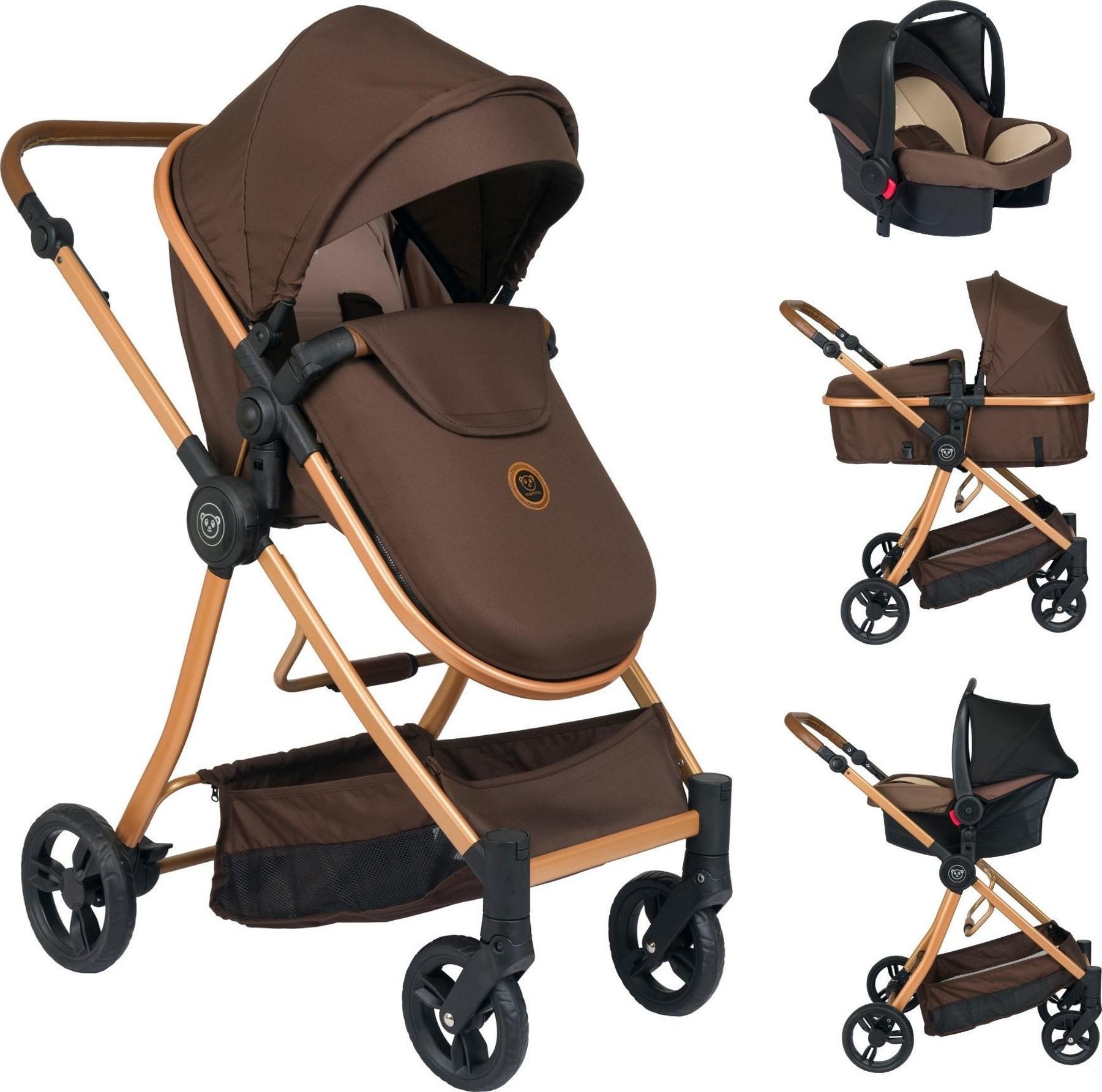 Mamma Force Çift Yönlü 6 in 1 Yeni Nesil Travel Sistem Bebek Arabası ...
