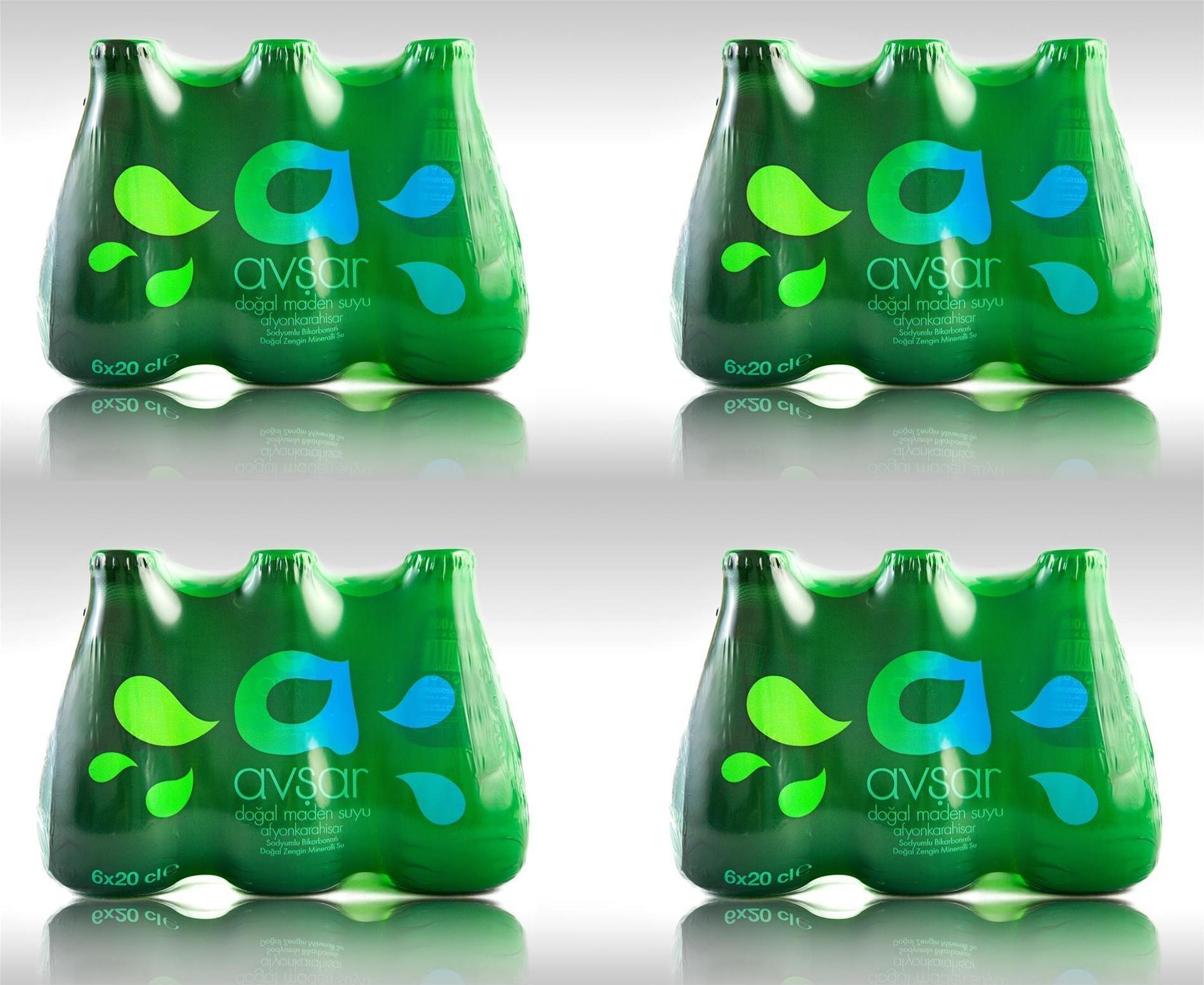 Avşar Doğal Maden Suyu Sade 200 Ml X 24 Adet - idefix