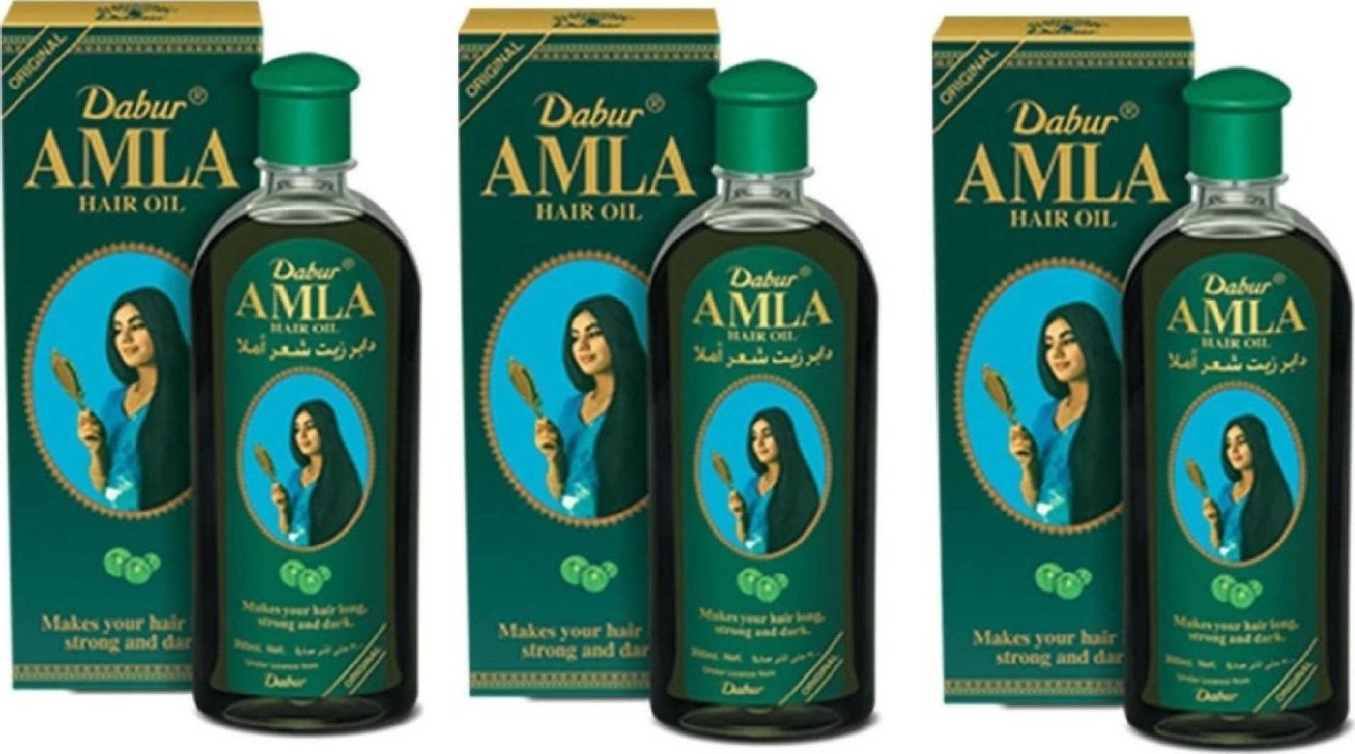 Dabur Amla Bektaşi Üzümlü Saç Bakım Yağı 200 ML 3Adet - idefix
