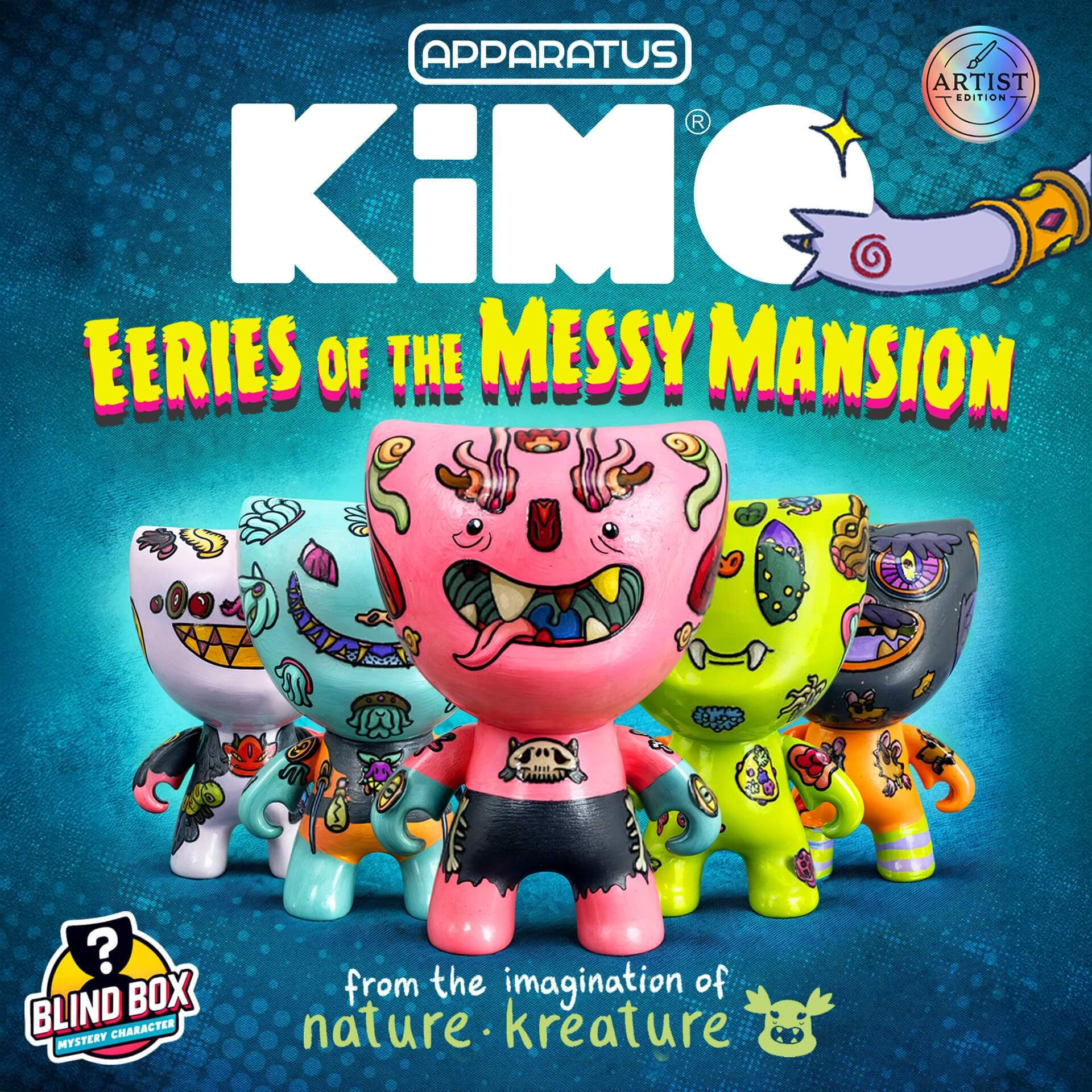 Kimo Eeries of the Messy Mansion Figür Tasarım Seti (Çiz-Boya-Yapıştır ...