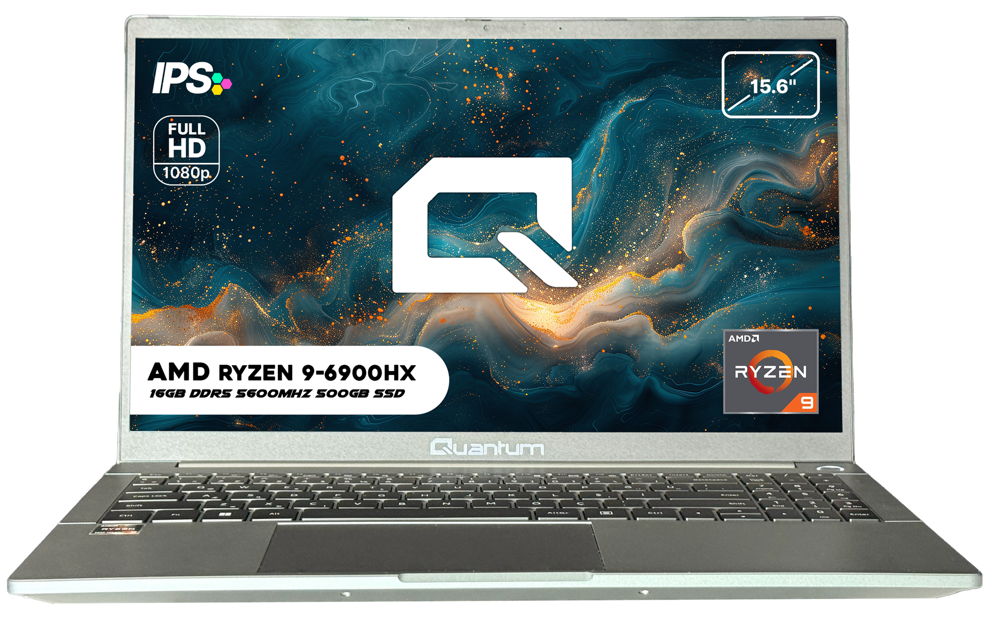 Quantum Ultra GL1601 AMD Ryzen 9 6900HX 32GB DDR5 1TB NVMe SSD 15.6 ...