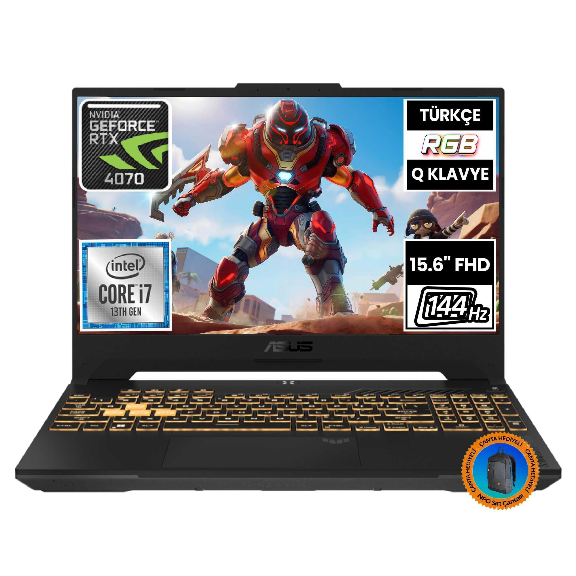 Asus TUF Gaming F15 FX507VI-LP096A4 i7-13620H 32GB 1TBSSD RTX4070 15.6" FullHD FreeDOS ...