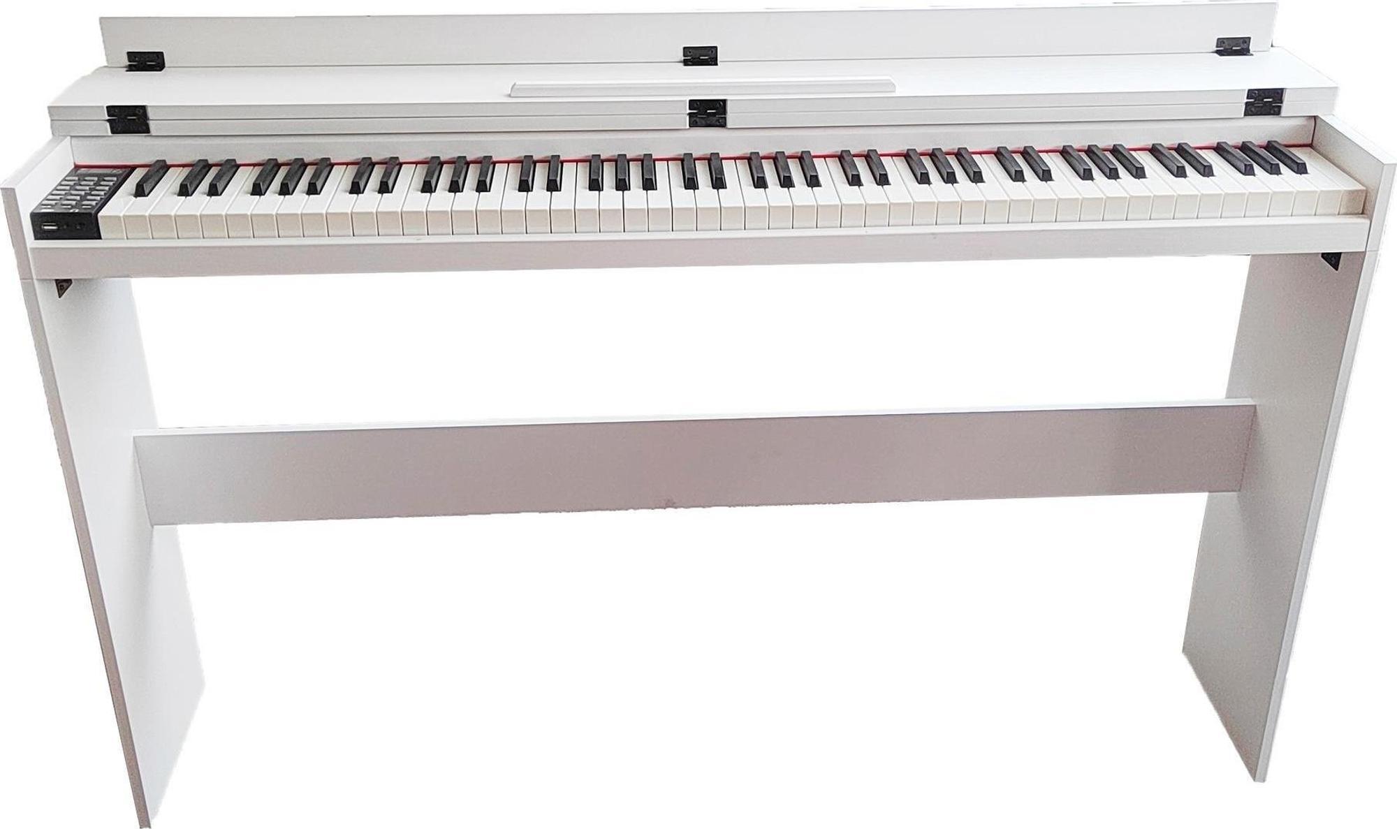 Jwin SDP-92 Tuş Hassasiyetli 88 Tuşlu Kapaklı Dijital Piyano - Beyaz ...