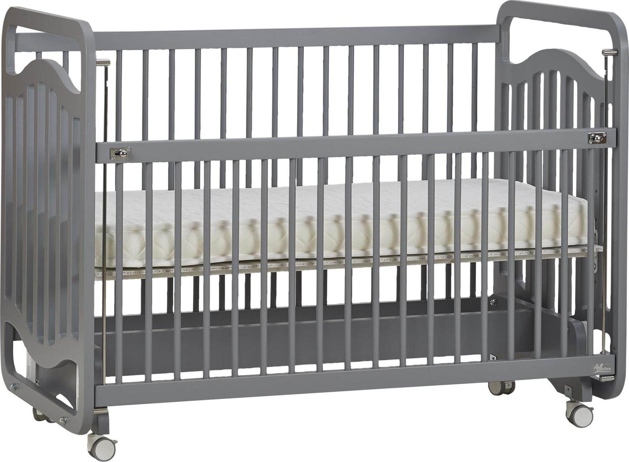 G&G baby Gris Anne Yanı Beşik Tekerlekli Kademeli Sallanabilir 60x120 ...