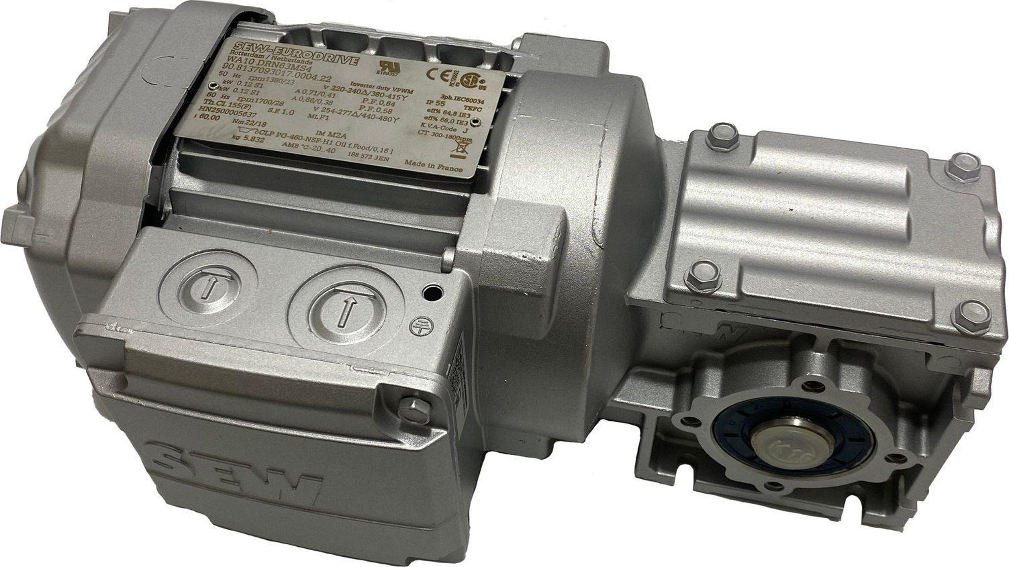 Sew Eurodrive WA10 DRN63MS4 Dişli Motor 0,12kW 1380/23 rpm - idefix