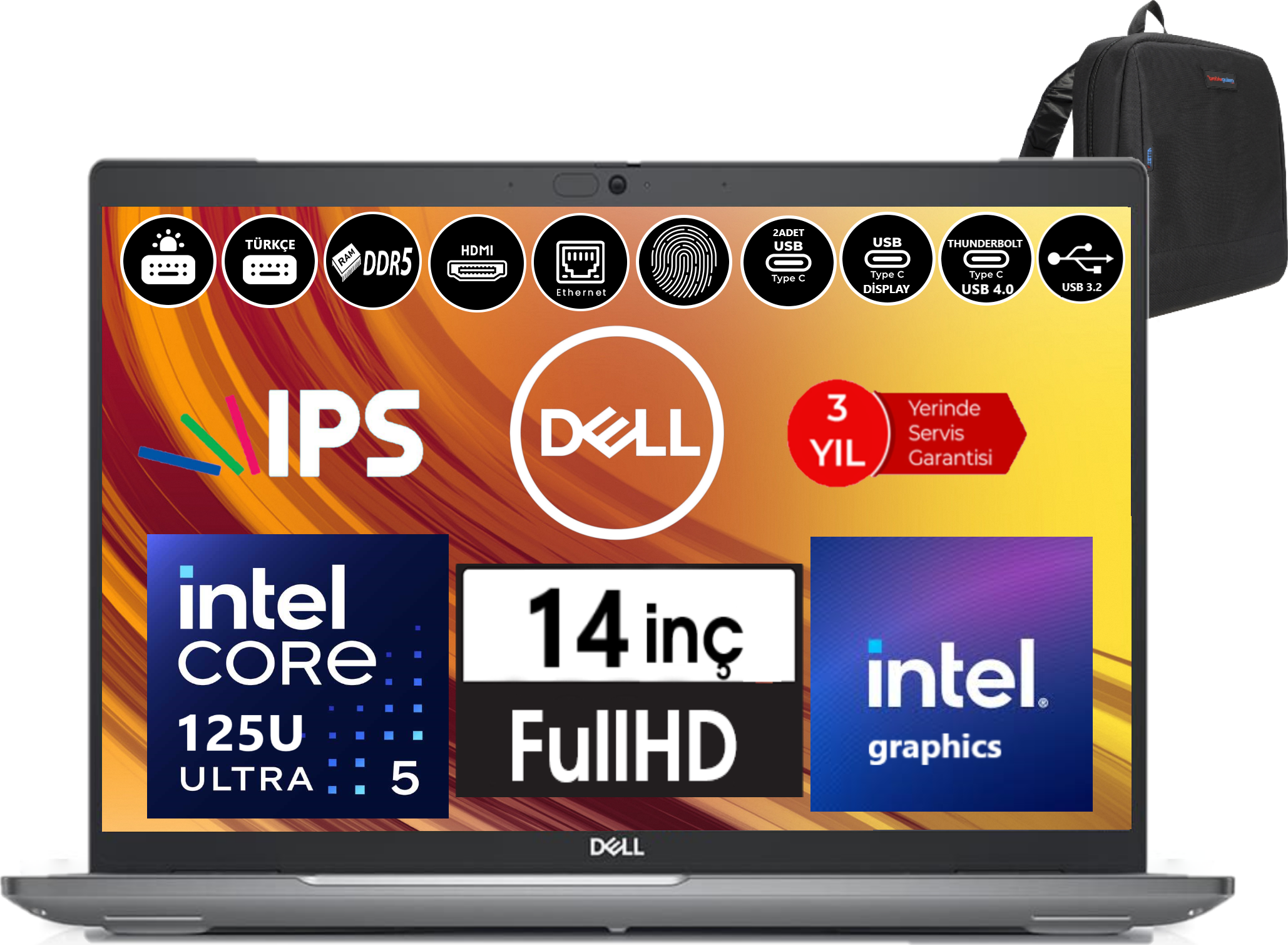 Dell Latitude 5450 Intel Ultra 5 125U 48GB Ddr5 1tb SSD 14" Fhd IPS ...