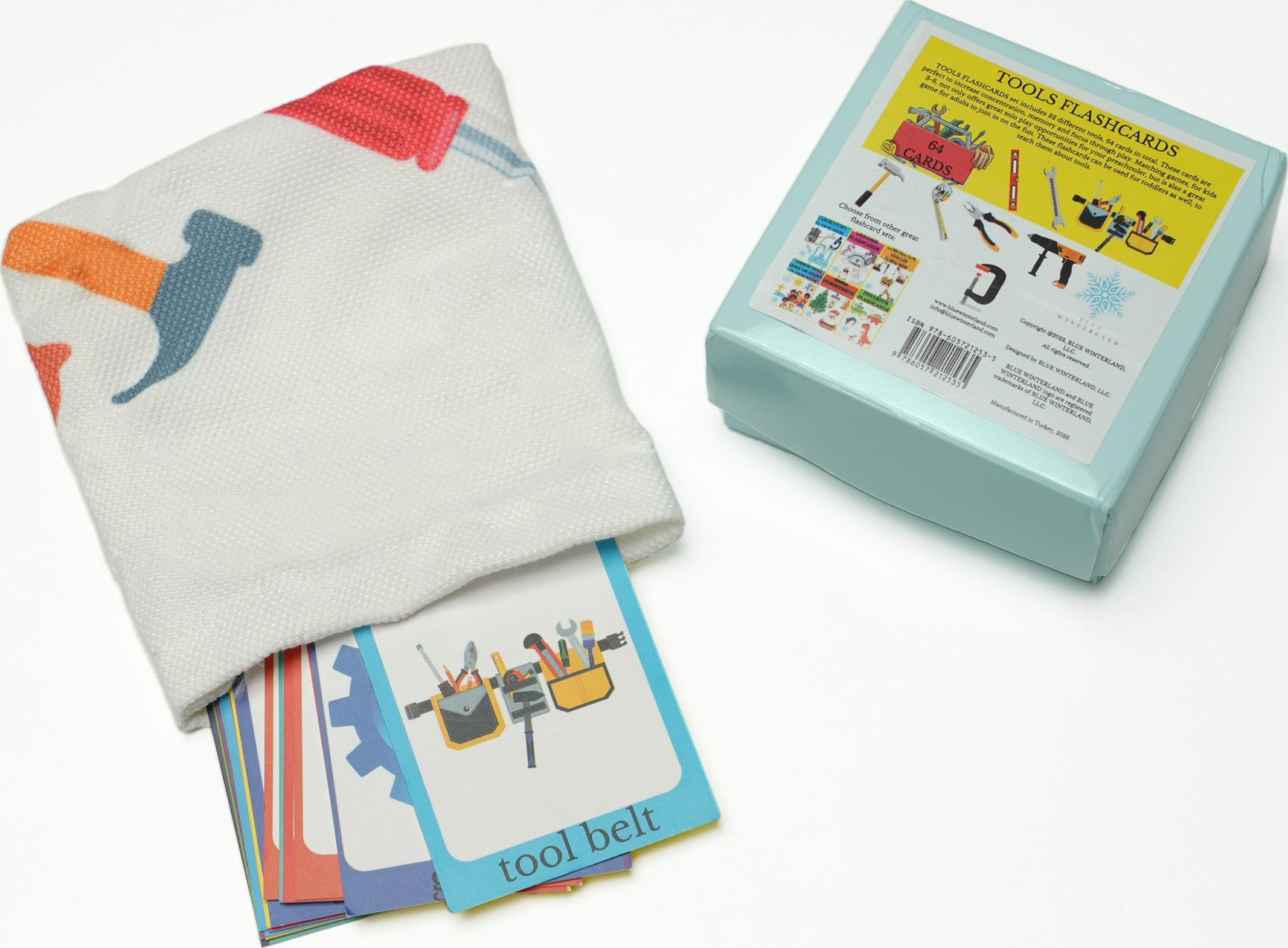 El Aletleri Seti Flashcard: Memory And Matching Game: 64 Kartlı El Aletleri Seti Hafıza ve ...