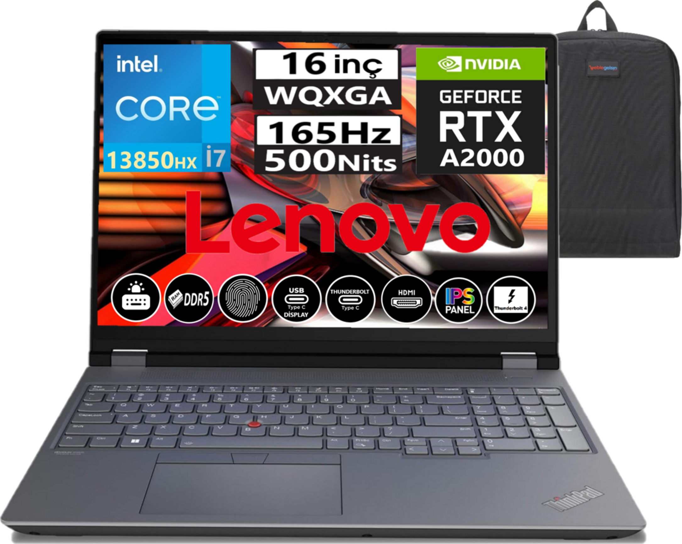 Lenovo Thinkpad P16 Gen2 Intel Core I7-13850HX 192GB Ddr5 1tb SSD 8gb ...