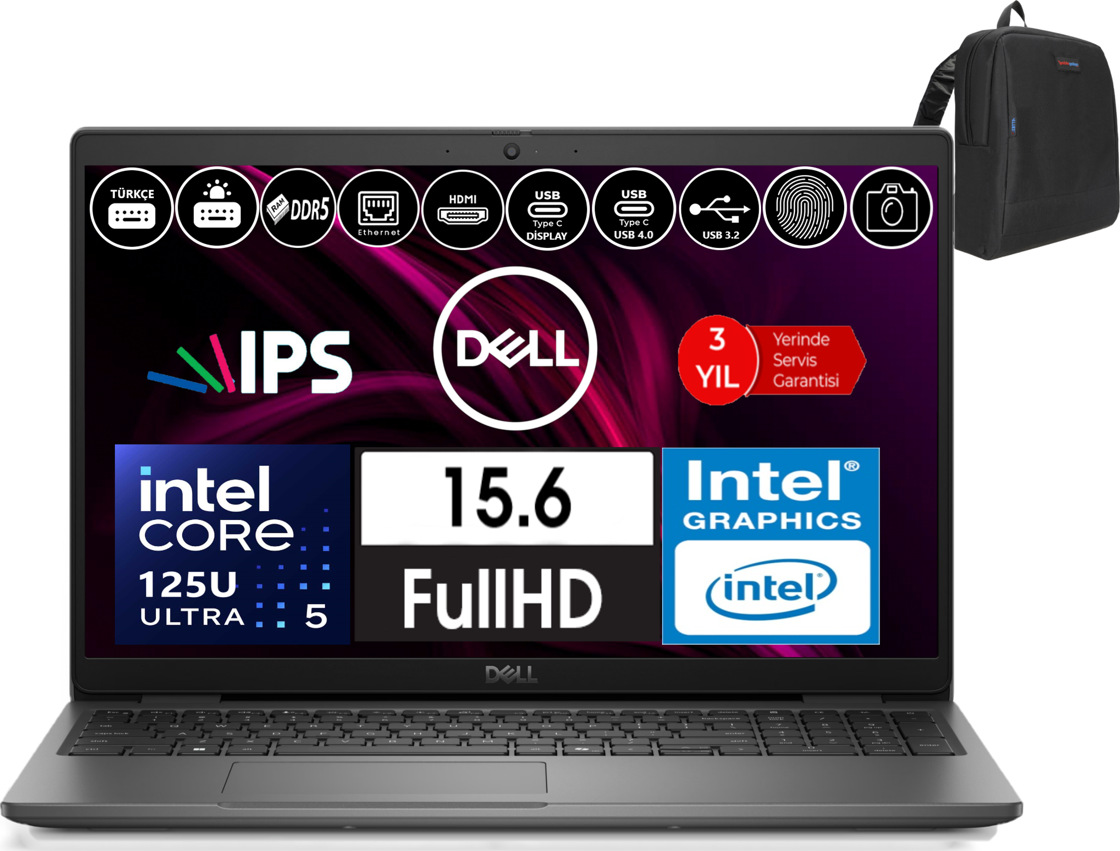 Dell Latitude 3550 Intel Core Ultra 5 125U 64GB Ddr5 1tb SSD 15.6" Fhd ...