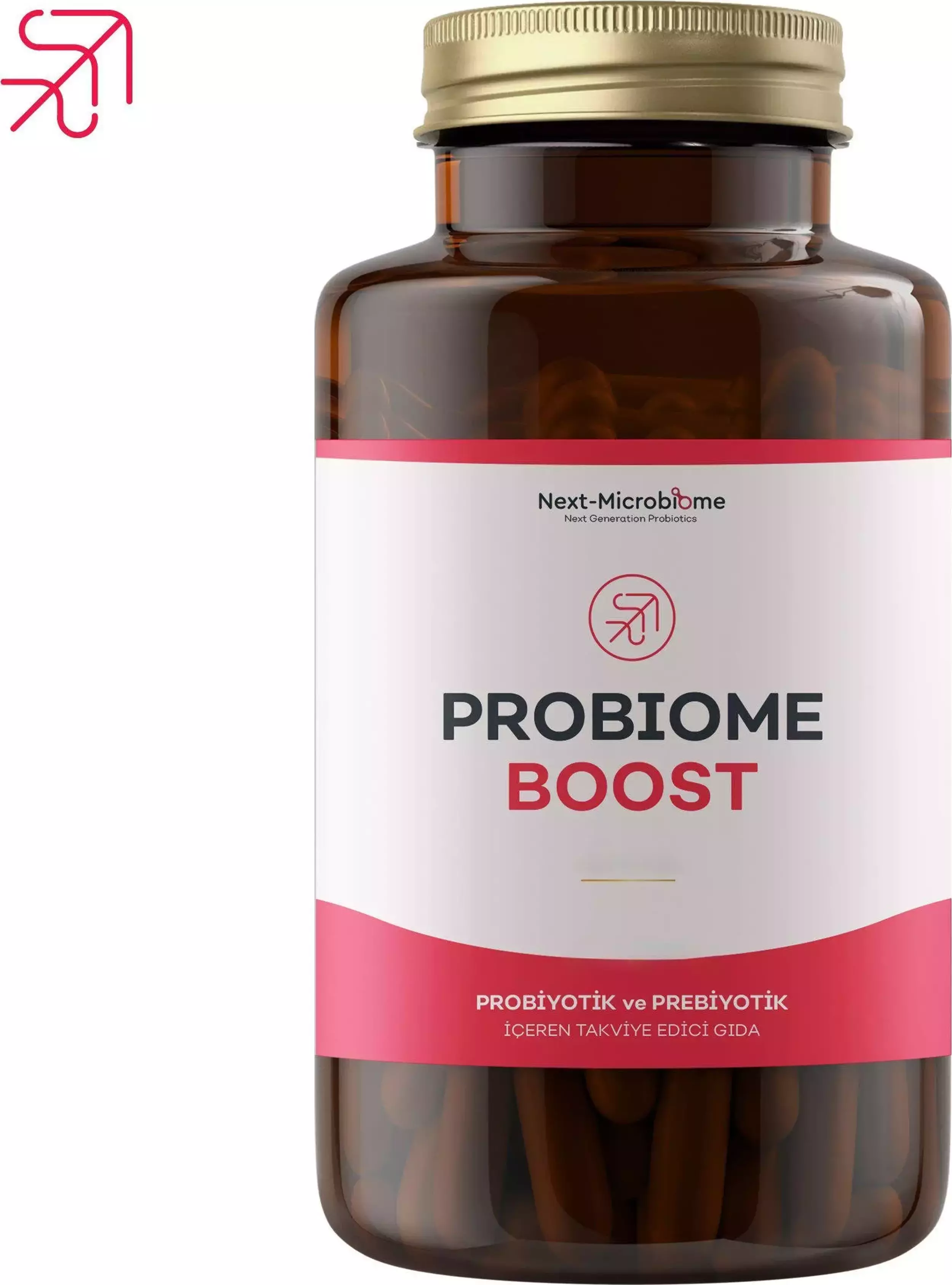 Next Microbiome Probiome-Boost Takviye Edici Gıda (60 Kapsül) - idefix