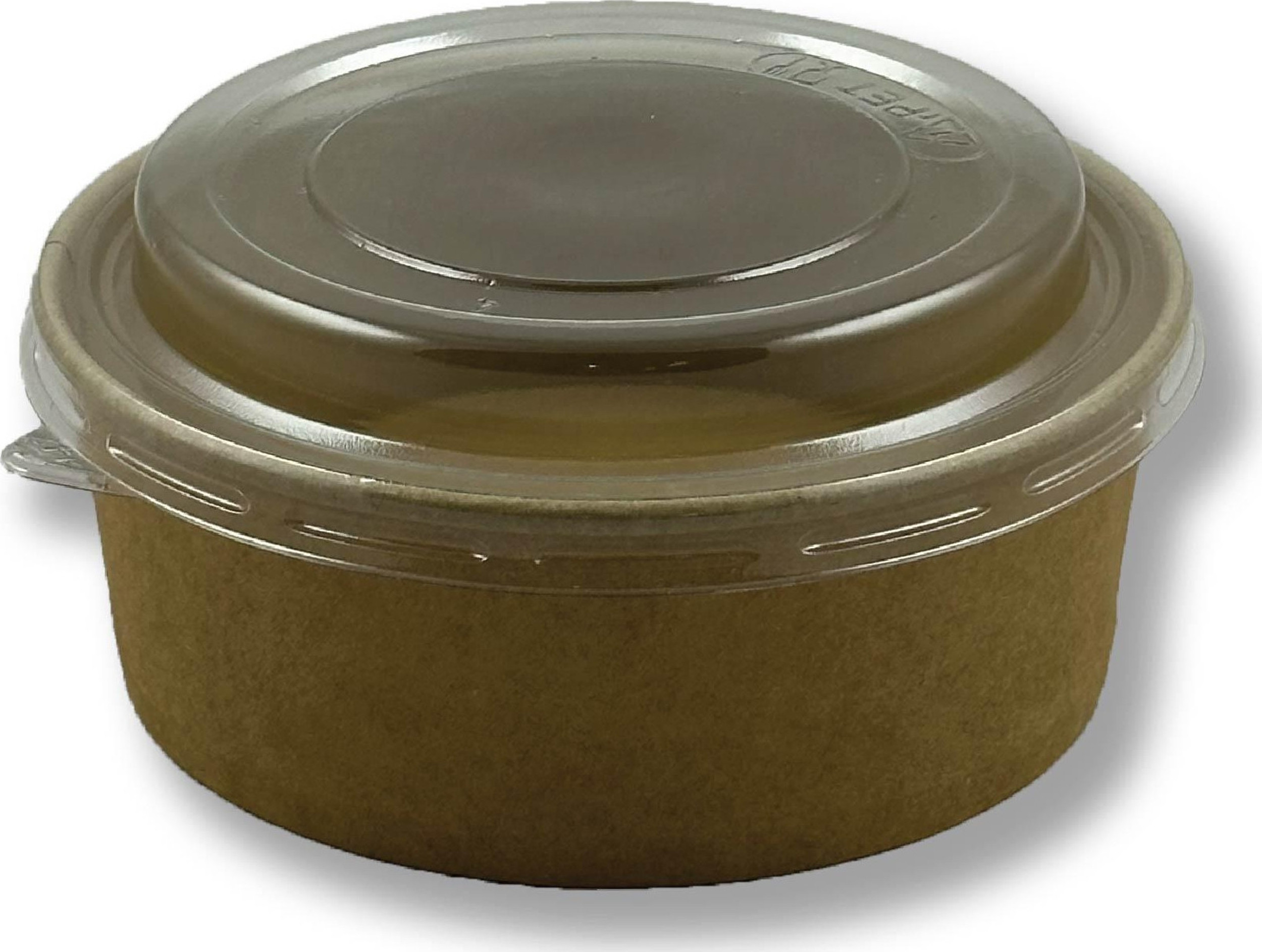 ambalajın Kraft Karton Salata Kasesi Kapaklı 500Cc - idefix
