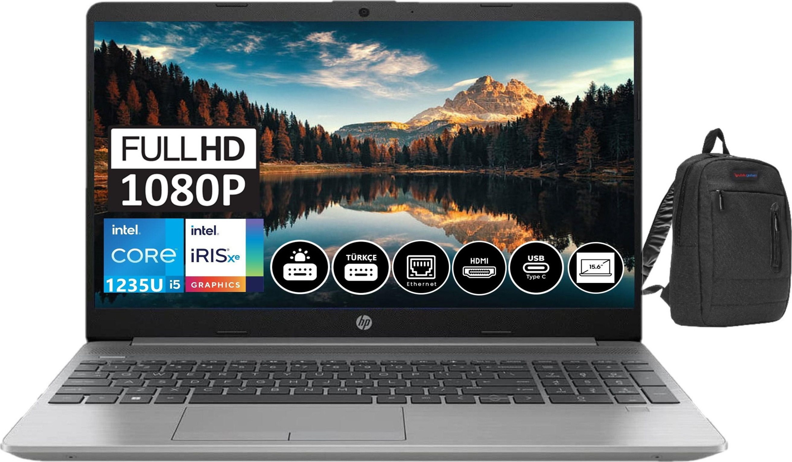 Hp 250 G9 Intel Core I5 1235U 16GB 256GB SSD Intel® Iris® Xe Graphics ...