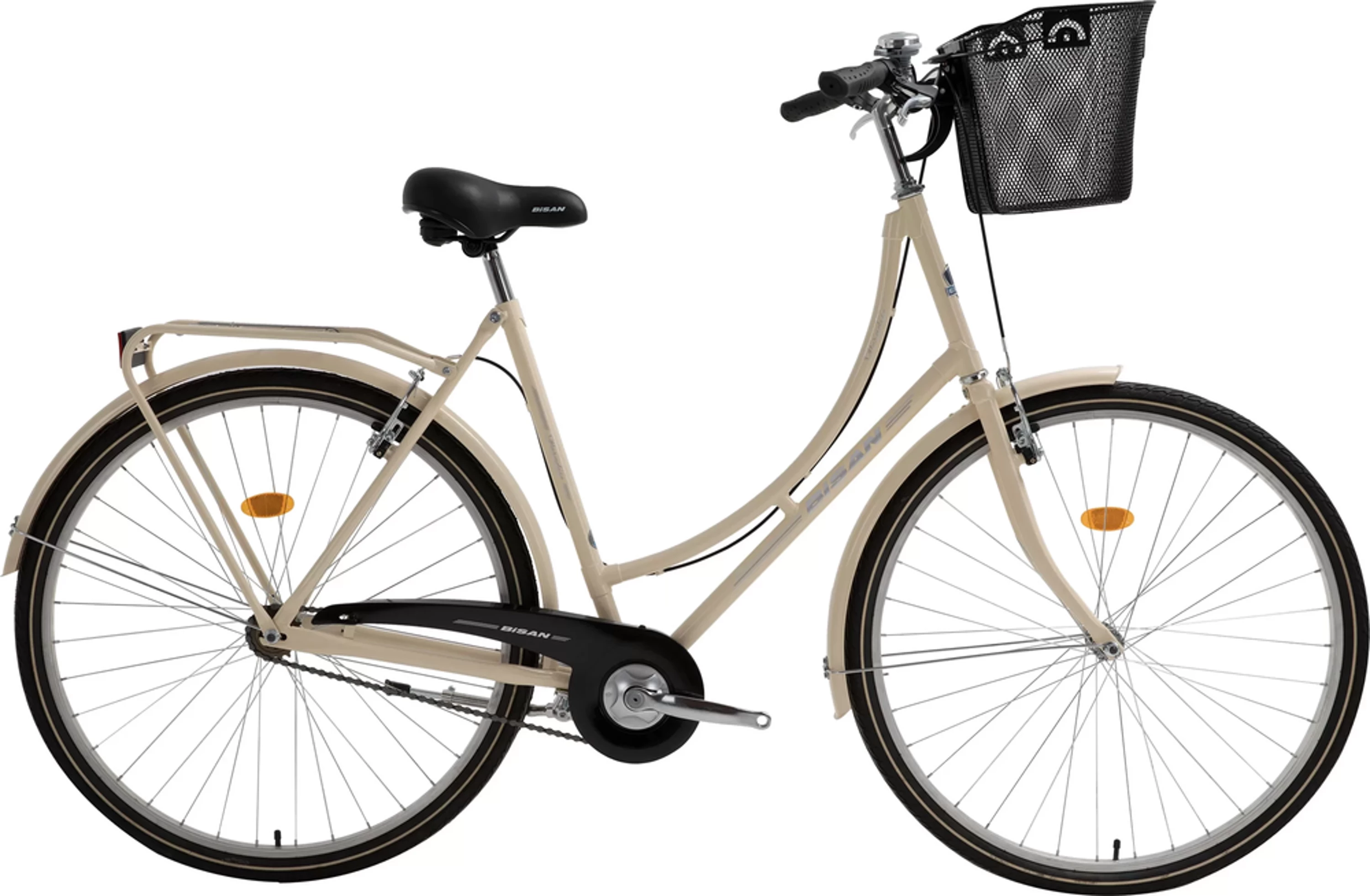 Bisan Paradise V Fren 28 Jant Şehir Bisikleti Krem Gri 54 Kadro - idefix