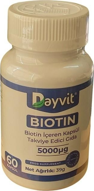 Dayvit Biotin 5000mg 60 Kapsül - idefix