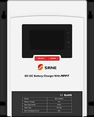 Solar A Enerji SRNE 12V 50A MPPT Solar Şarj Kontrol Cihazı + DC/DC Şarj Cihazı MD1250N05 - idefix