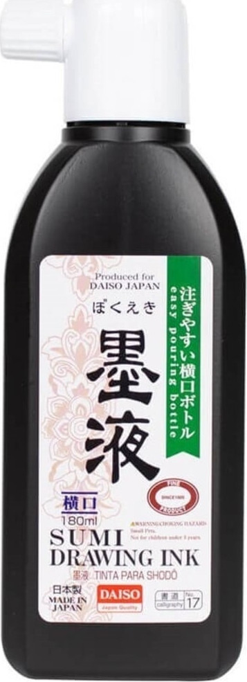 Daiso Sumi : Drawing Ink Kaligrafi Mürekkebi : 180 Ml - idefix