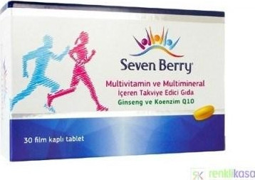 SEVEN BERRY MULTİVİTAMİN VE MULTİMİNERAL İÇEREN TEG 30 TABLET
