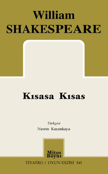 Kısasa Kısas - William Shakespeare Kitabı Fiyatları & Satın Al