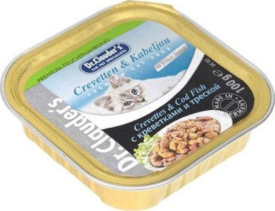 Dr.Clauders Pate Karides&Morina Balıklı Kedi Yaş Maması 100 Gr - idefix