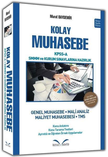 Kolay Muhasebe-KPSS A-SMMM ve Kurum Sınavlarına Hazırlık - Murat Baydemir Kitabı Fiyatları ...