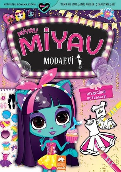 Miyav Miyav Modaevi - Miyavgünü Kutlaması - Aktiviteli Boyama Kitabı ...