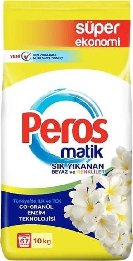 Peros Matik Sık Yıkananlar Yasemin Çiçeği 10 kg - idefix