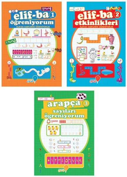 Elif-Ba Öğreniyorum - 3 Kitap Takım - Kolektif Kitabı Fiyatları & Satın Al