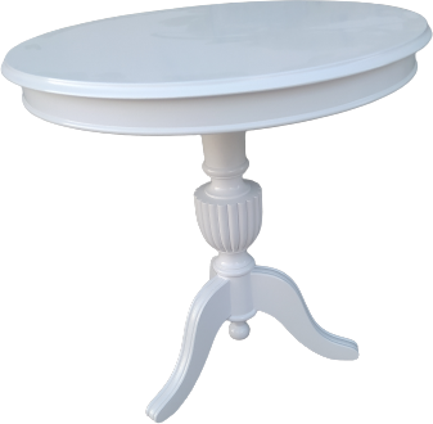 Fiskos 17361 Baba ayak Model Parlak Kaplama Kayın ayak ve tabla Beyaz ...