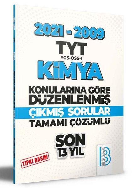 2009 2021 Tyt Kimya Son 13 Yıl Tıpkı Basım Konularına Göre Düzenlenmiş