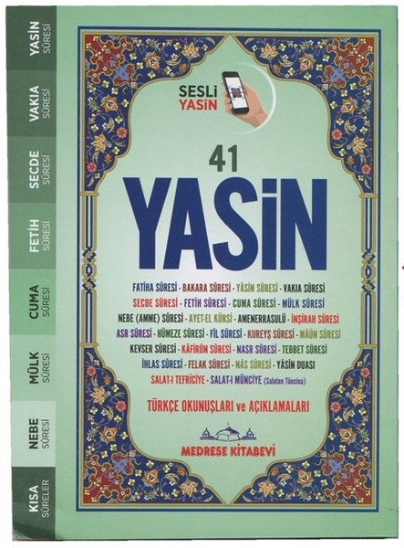 Fihristli 41 Yasin Türkçe Okunuşu ve Meali Sesli (Çanta Boy) - Elmalılı ...