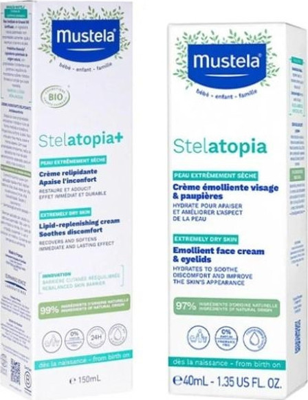 Mustela Stelatopia Lipit Yenileyici Krem 150 ml + Stelatopia Emollient ...