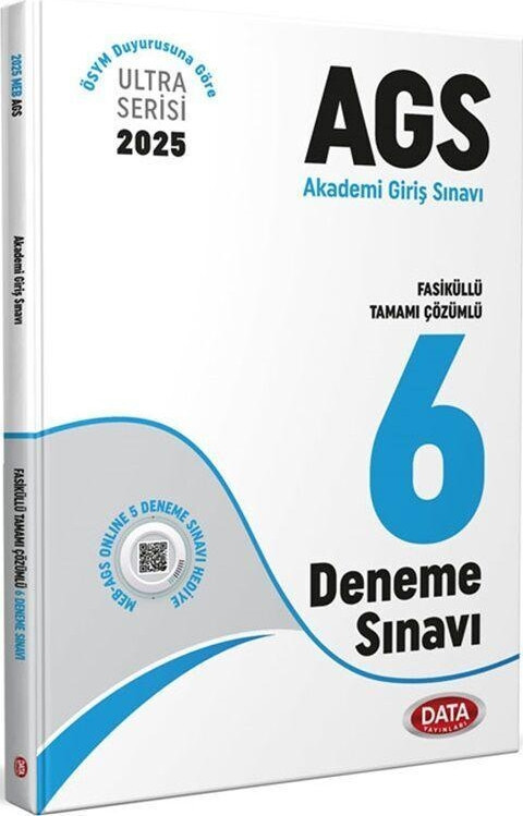 Data 2025 MEB-AGS Tüm Dersler 6 Deneme Fasiküllü Çözümlü Ultra Serisi ...