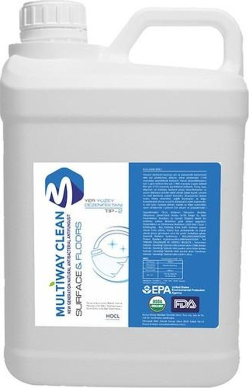 Multiway Clean Yer Yüzey Dezenfektanı 5 Lt - idefix
